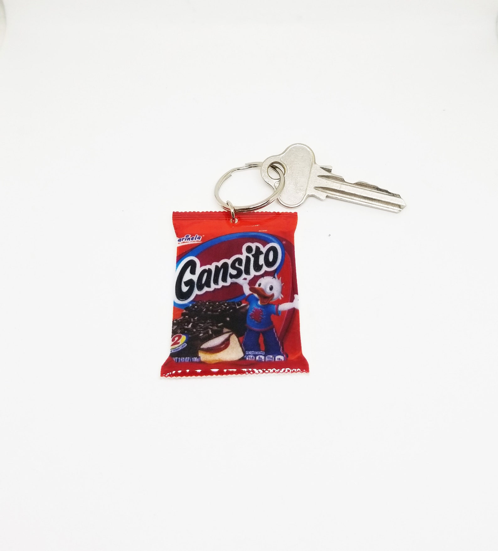 Gansito Keychain pan Dulce - Etsy