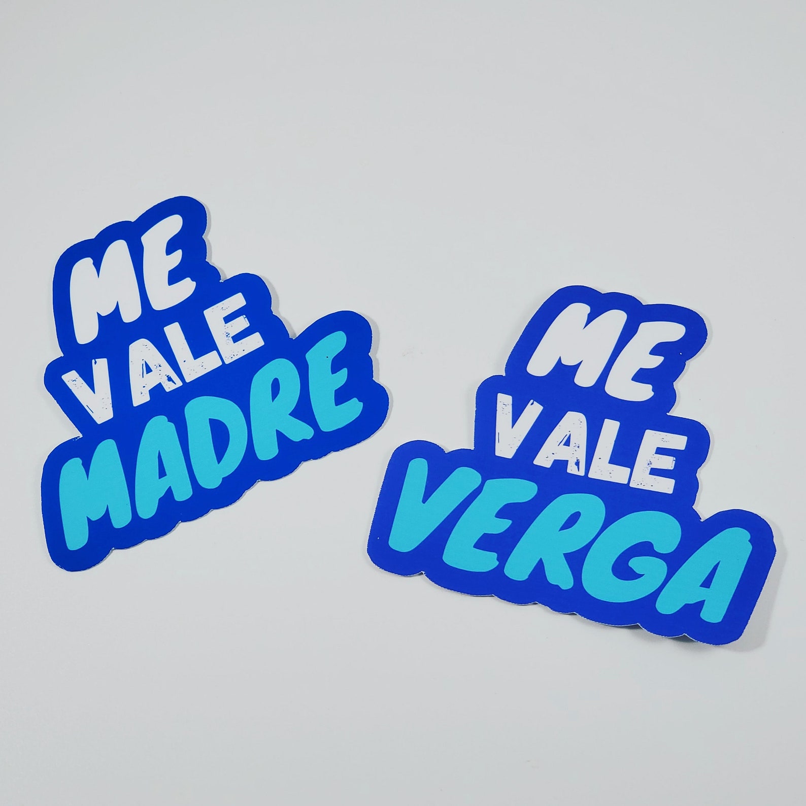 Me Vale Verga or Me Vale Madre Sticker - Etsy