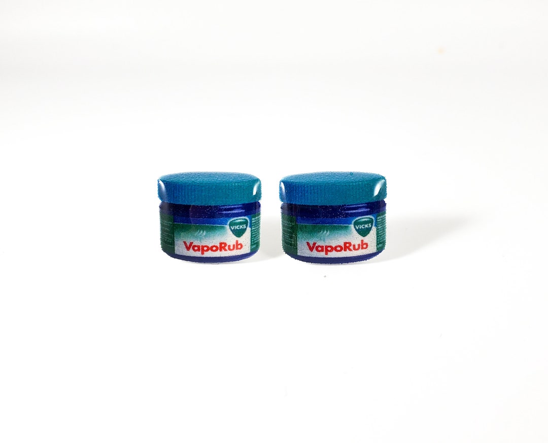 Vaporub Stud Earrings (vaporu, Vaporub Jewelry) - Etsy