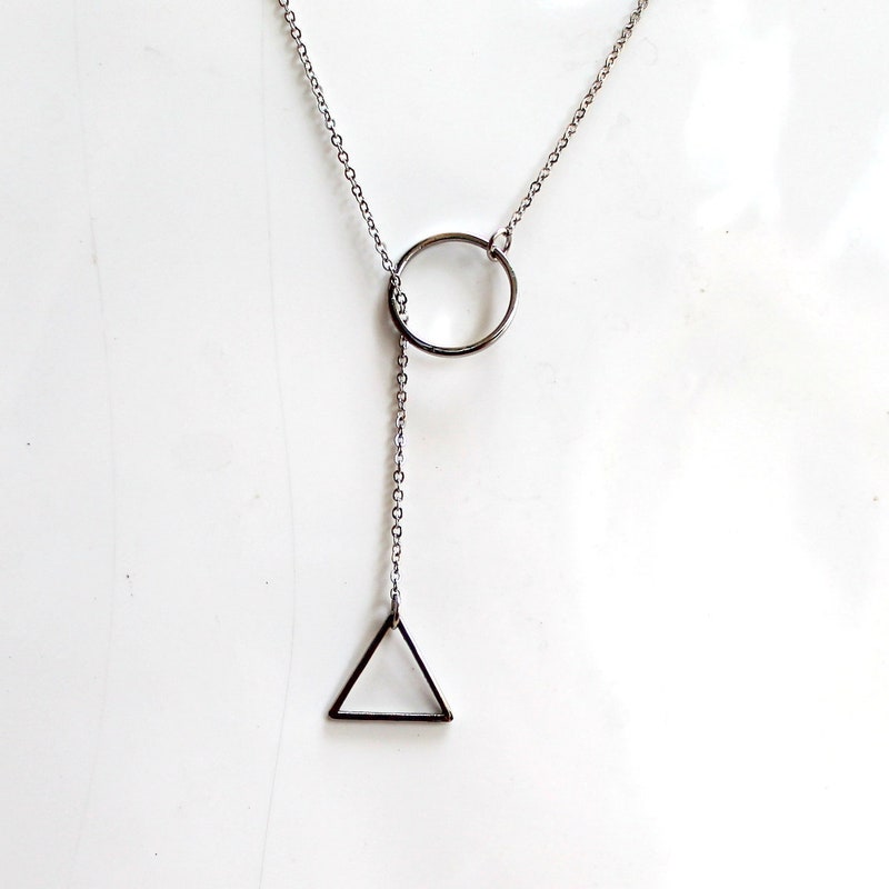 Geometric Necklace - Etsy