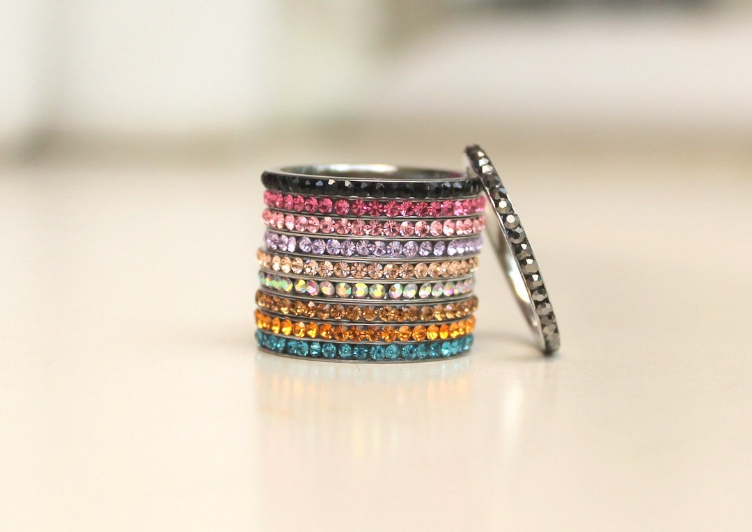 Value Pack! Set of 2 Rings! Set of 3 Rings! Stainless Steel Stackable ...