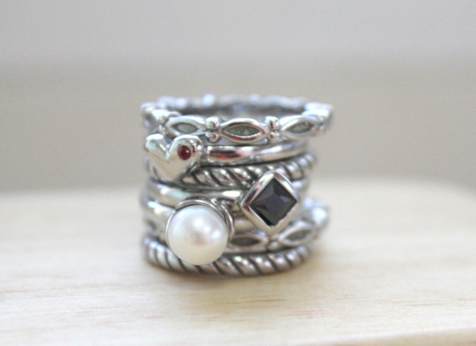 Rope Design Band Ring Stainless Steel Band Ring Stainless | Etsy