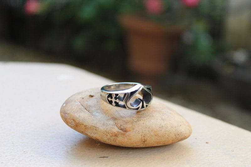Ace of Spade Ring - Etsy