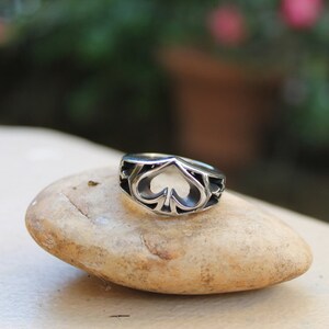 Ace of Spade Ring - Etsy