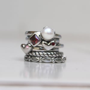 Rope Design Band Ring Stainless Steel Band Ring Stainless - Etsy