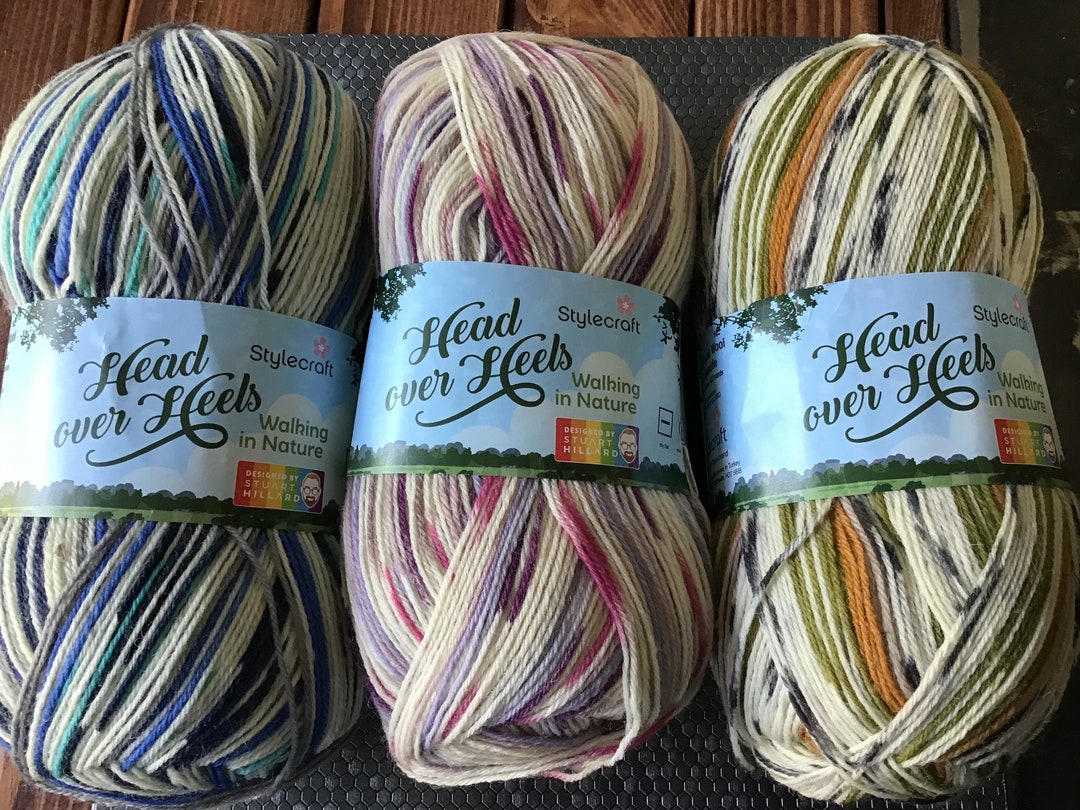 Stylecraft Head Over Heels Yarn, Walking in Nature, Sock Shawl Yarn ...