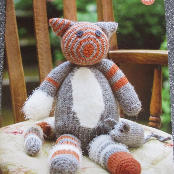 Cat Knitting Pattern - Etsy UK
