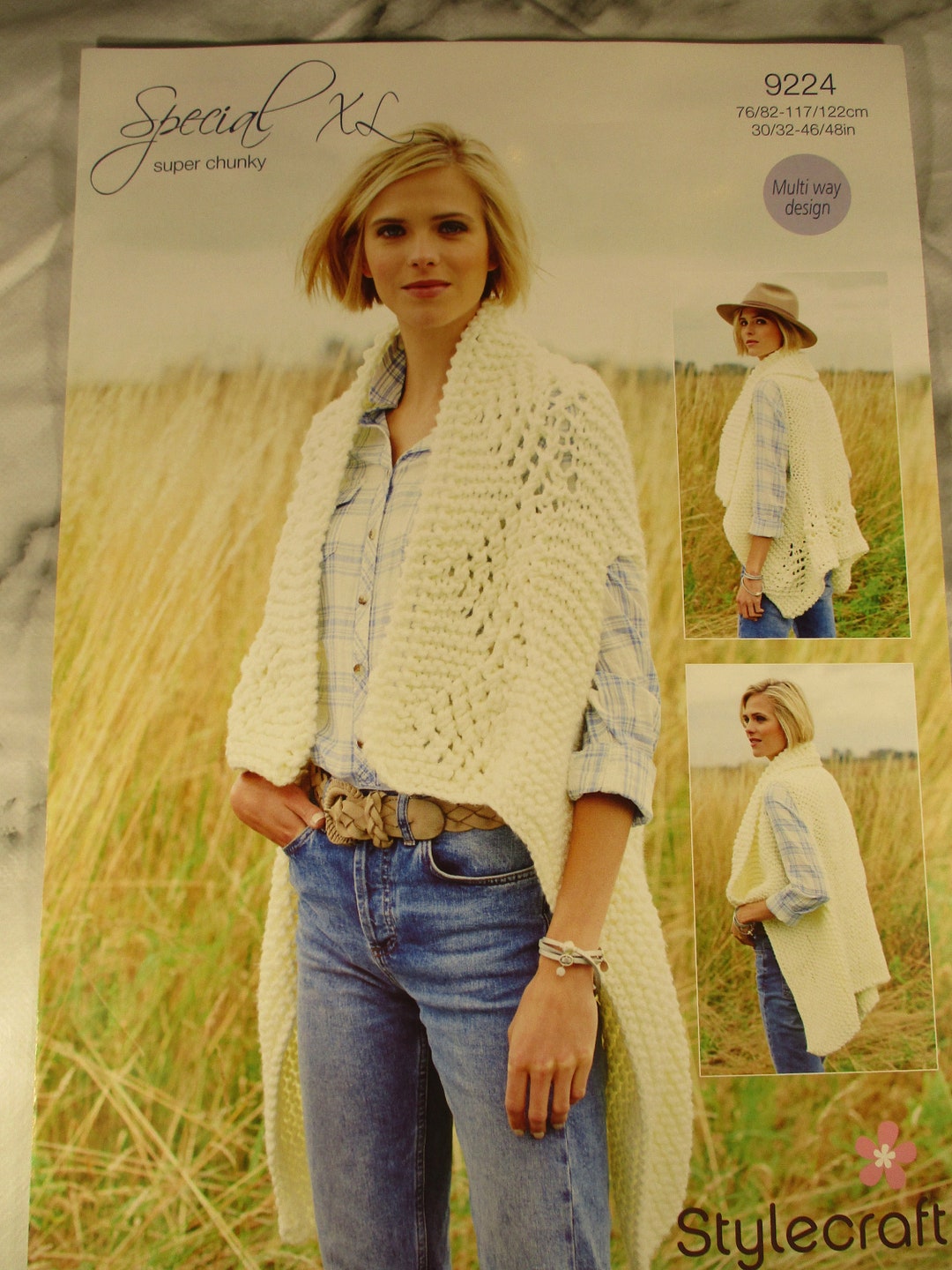 Stylecraft Knitting Pattern, Ladies Chunky Knit, Stylecraft 9224 ...