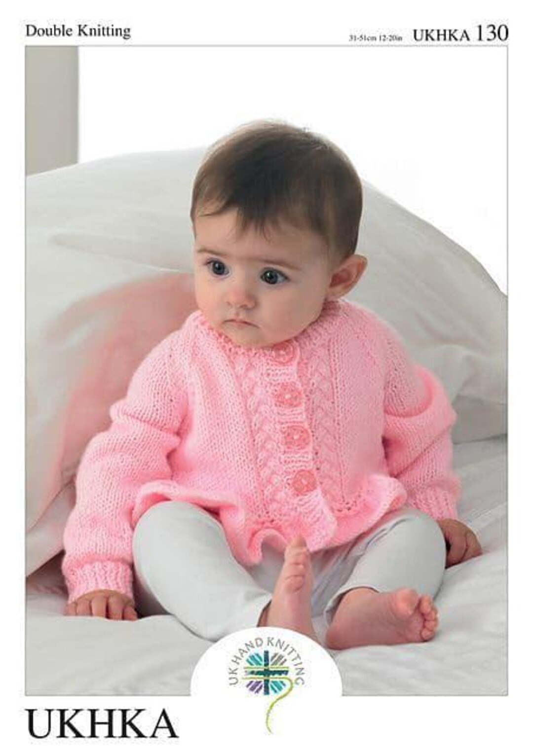 UKHA Knitting Pattern, Baby Jacket Pattern, Knitted Baby Pattern, UKHKA ...