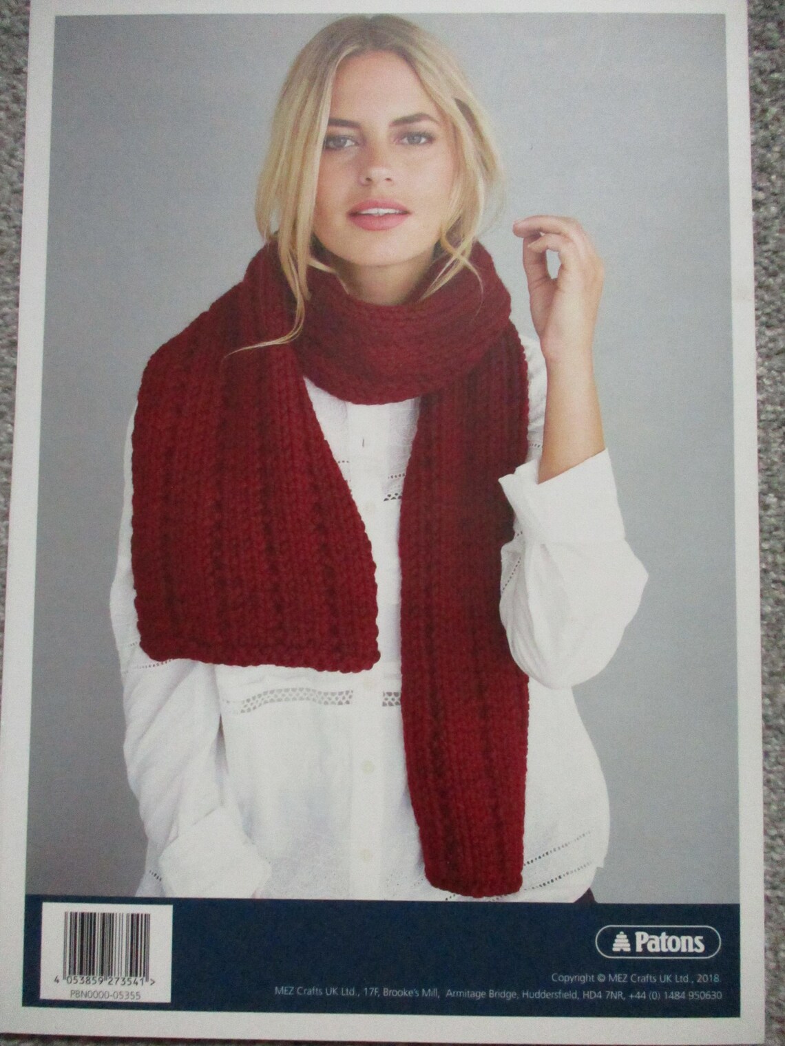 Patons Knitting Pattern, Scarf Pattern, Cowl Pattern, Patons Lola ...