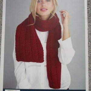 Patons Knitting Pattern, Scarf Pattern, Cowl Pattern, Patons Lola ...