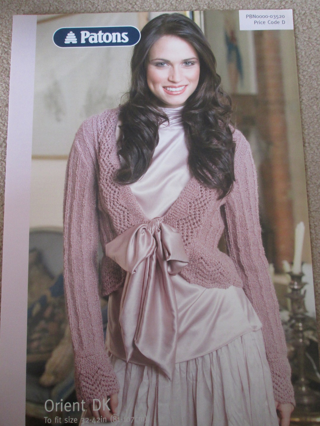 Patons Knitting Pattern Patons 03520 Patons Orient Pattern - Etsy