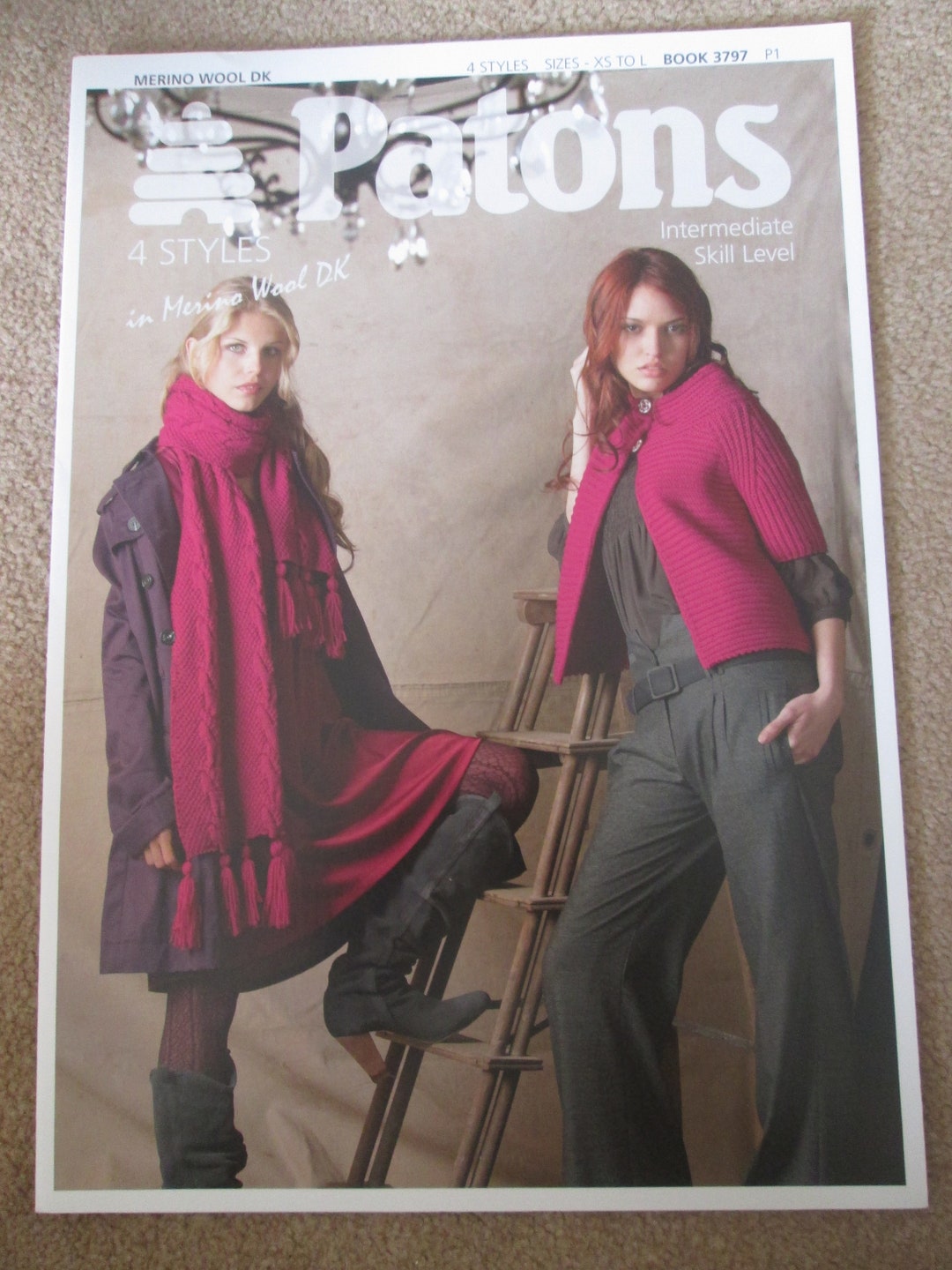 Patons Knitting Pattern, Patons 3797, Patons Merino DK Pattern Book ...