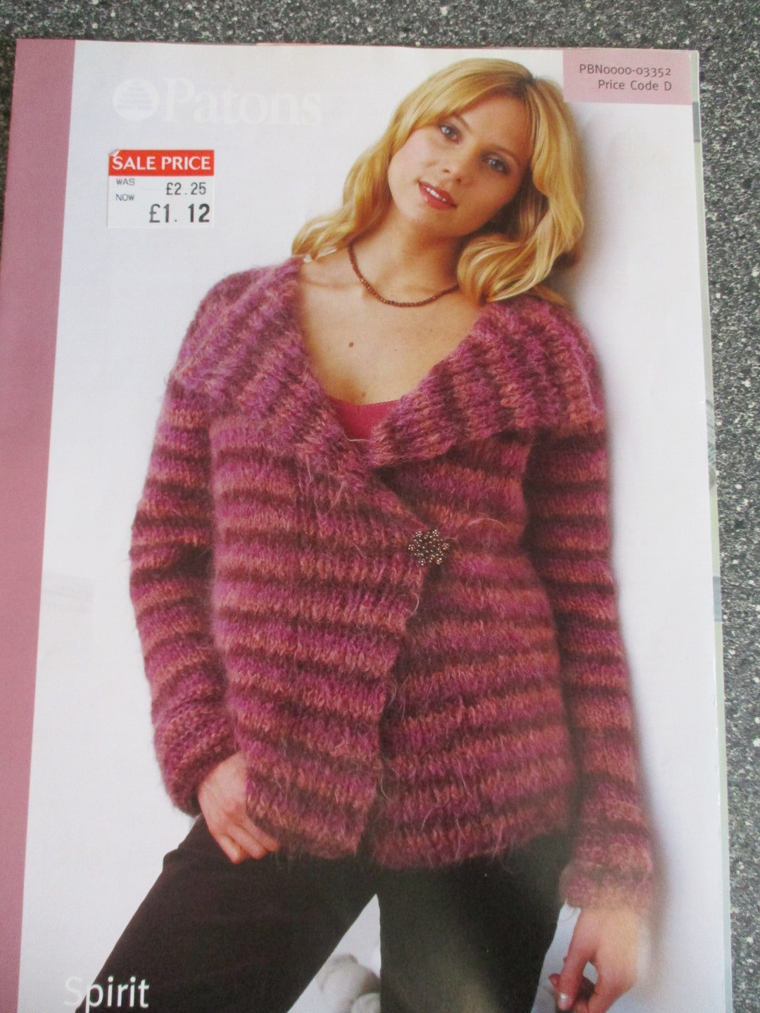 Patons Knitting Pattern Patons 03352 Patons Spirit Pattern - Etsy