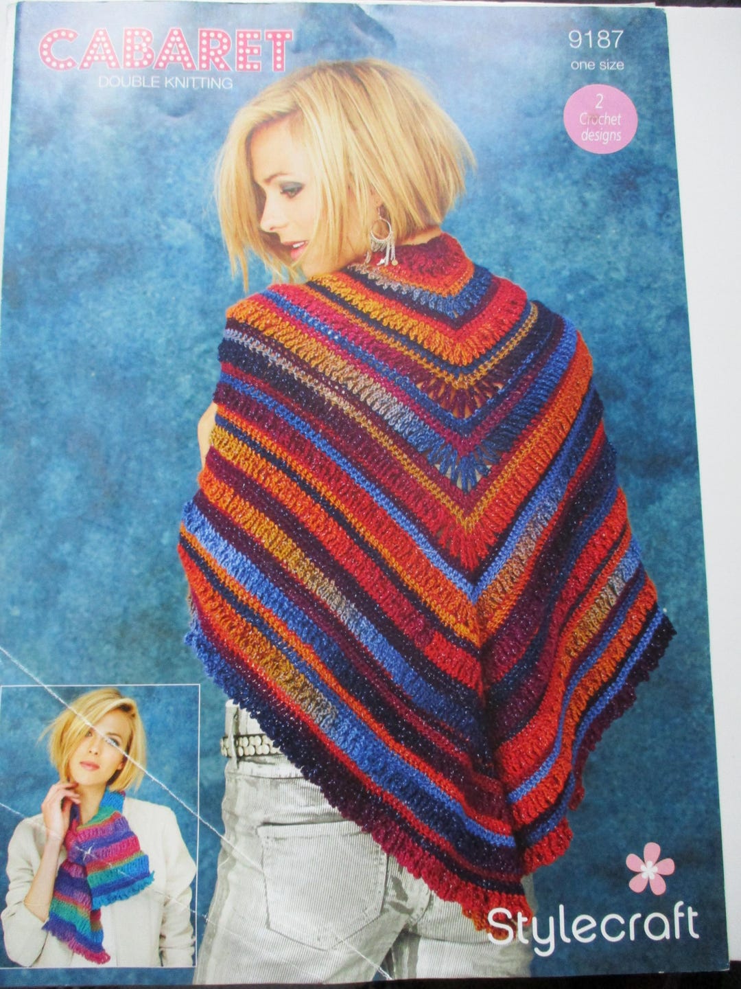 Stylecraft Knitting Pattern, Stylecraft Cabaret, Ladies Wrap Knit ...