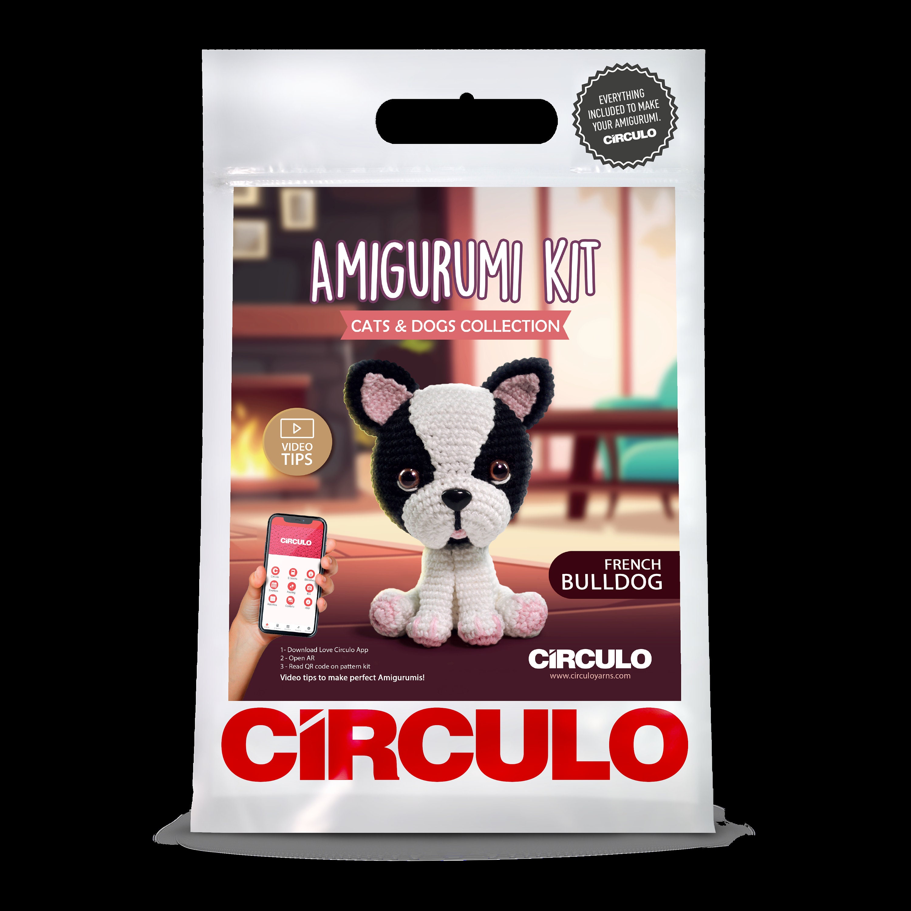 Circulo Amigurumi Kit, Circulo Dog Kit, Crochet Dog Kit, Crochet ...