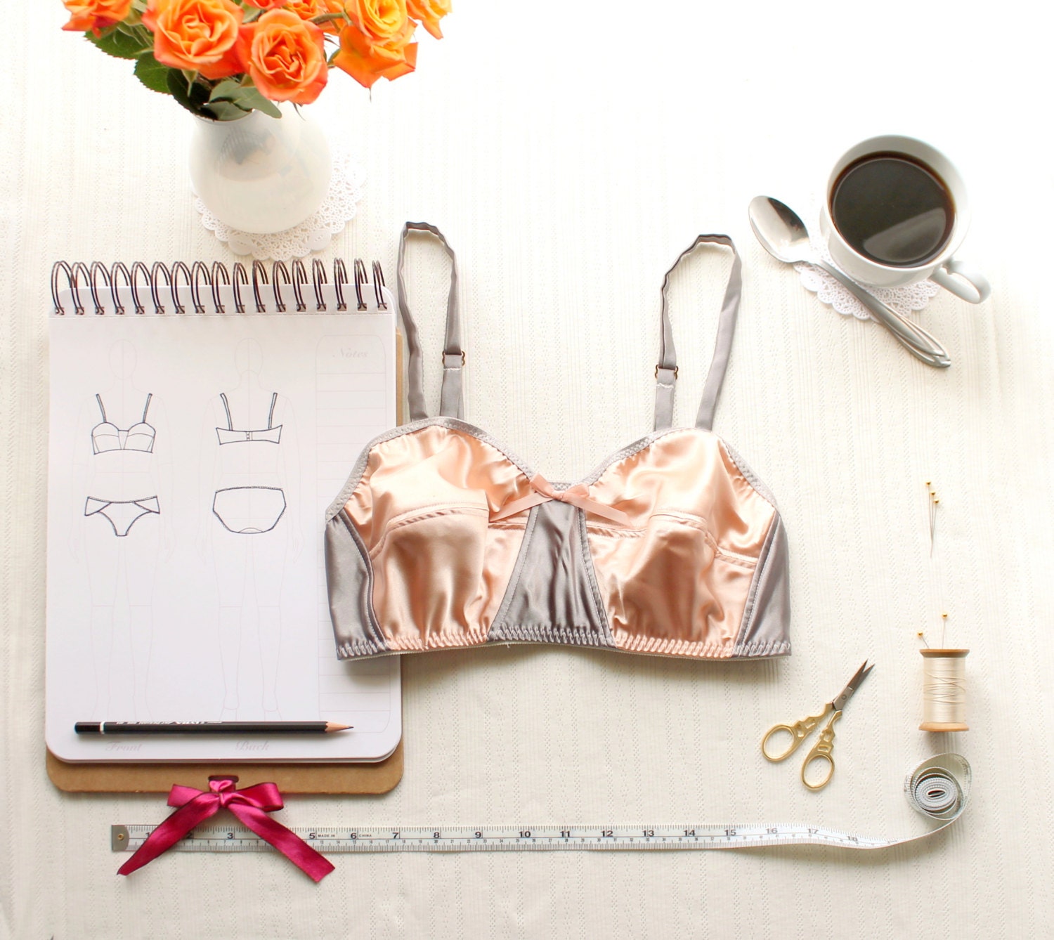 Vintage Style Pin Up Bra Sewing Pattern Ohhh Lulu 1311 Lili | Etsy