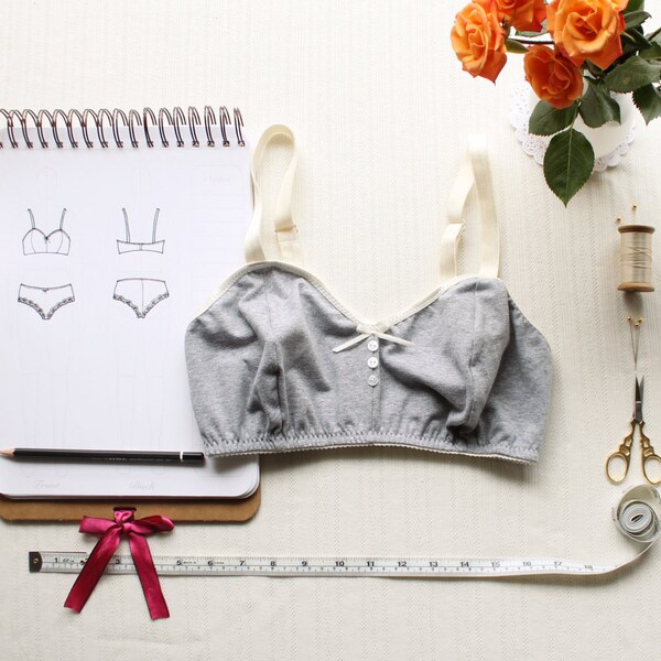 Linen Bra - Etsy