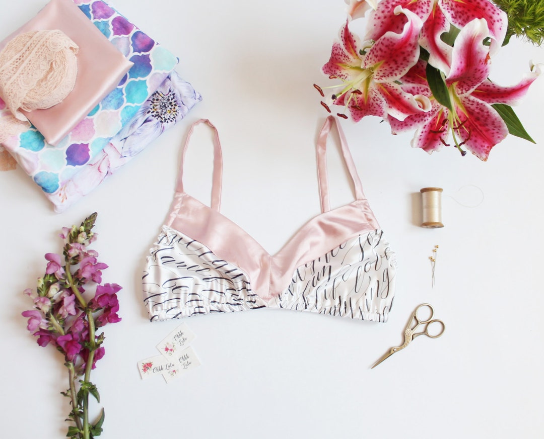 Peridot Bralet Bralette Sewing Pattern for Woven Fabrics PDF Instant ...