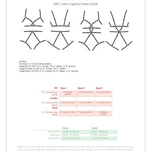 PDF Tutorial Tundra Cage Lingerie Set Ouvert Bralette, Panties and Body ...