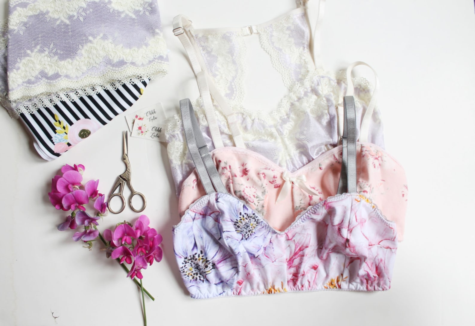 Jasmine Bra Bralette Beginner PDF Lingerie Sewing Pattern - Etsy