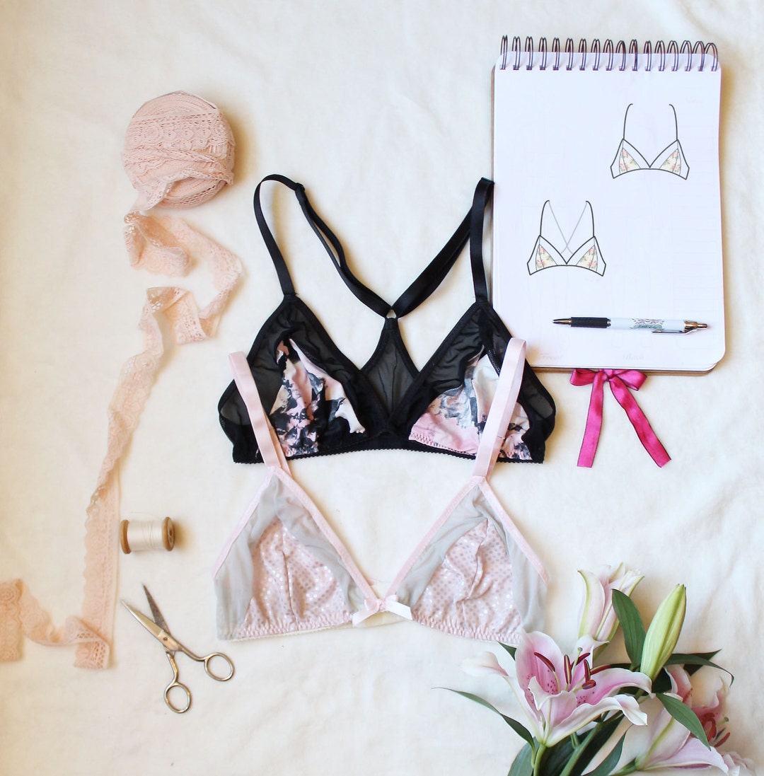 Modern Lingerie Bralette Sewing Pattern Ohhh Lulu 1503 Josephine ...