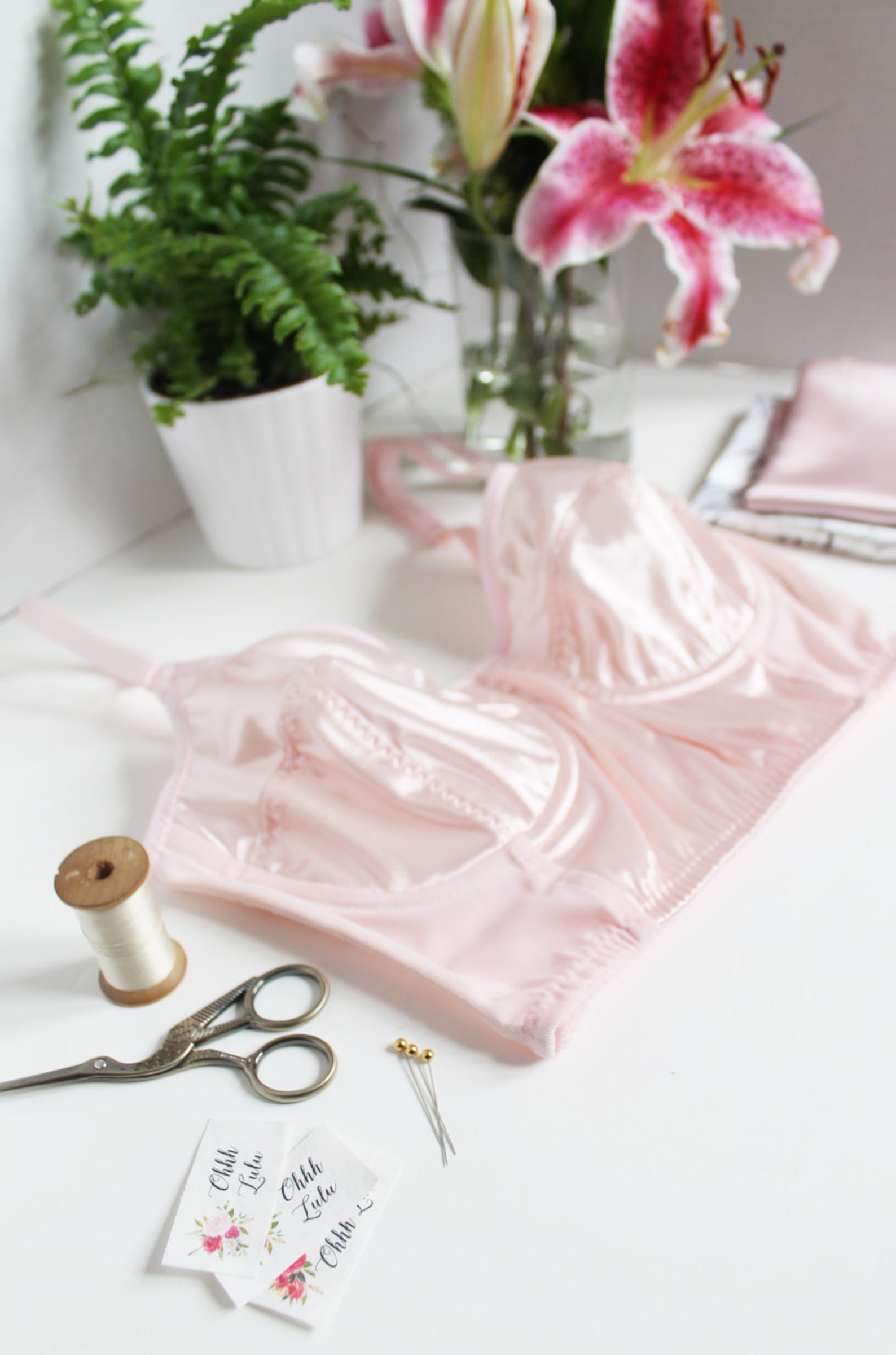 Cindy Vintage Style Longline Bra Pattern With Underwire and Soft Cups ...