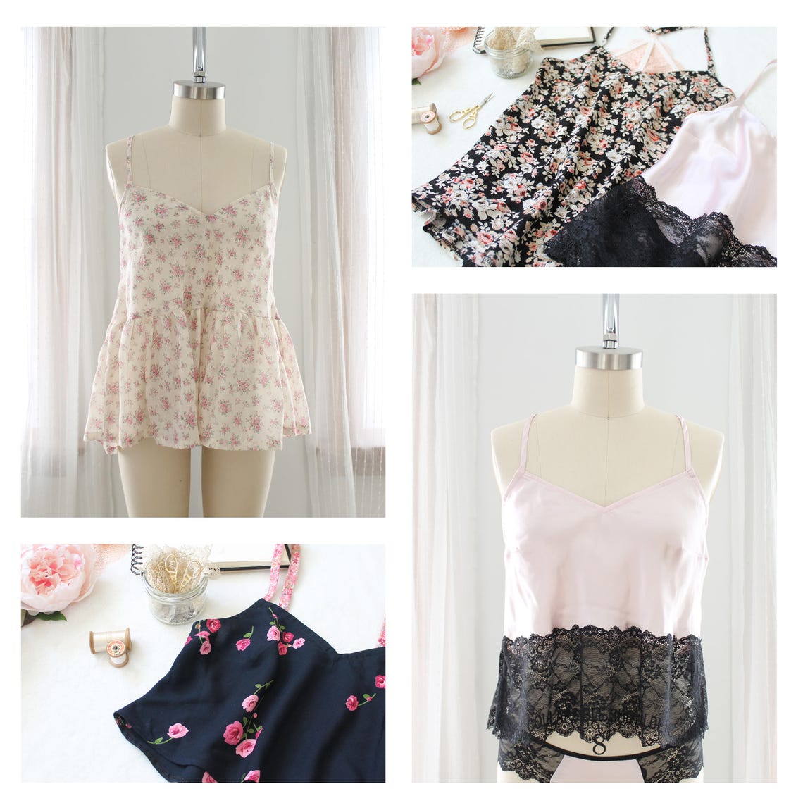 The Kate PDF Sewing Pattern for a Classic Bias Cut Camisole With ...
