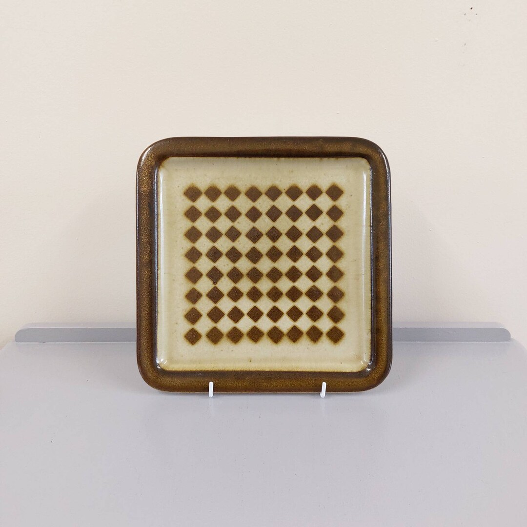 Vallauris Pottery Square Plate Signed by Roger Capron - Etsy