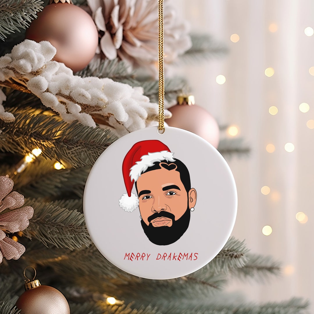 Drake Christmas Ornament Best Christmas Gift Ideas Xmas - Etsy