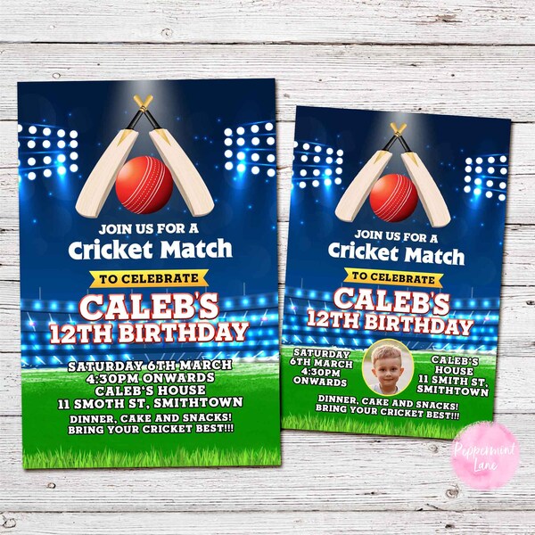 Cricket Birthday Invitation - Etsy