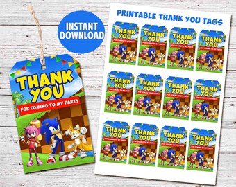 Sonic Digital Thank You - Etsy