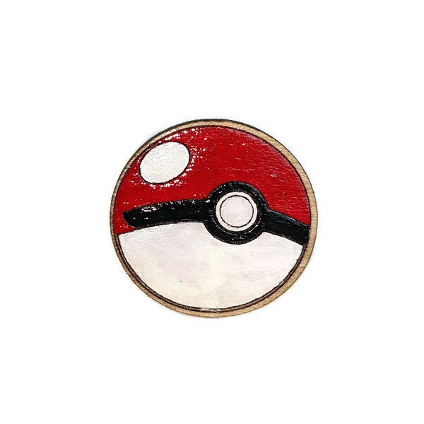 Pokeball Pin - Etsy