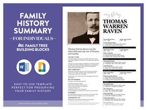 Useful Genealogy Checklist Fillable US Letter-sized Printable to Make ...