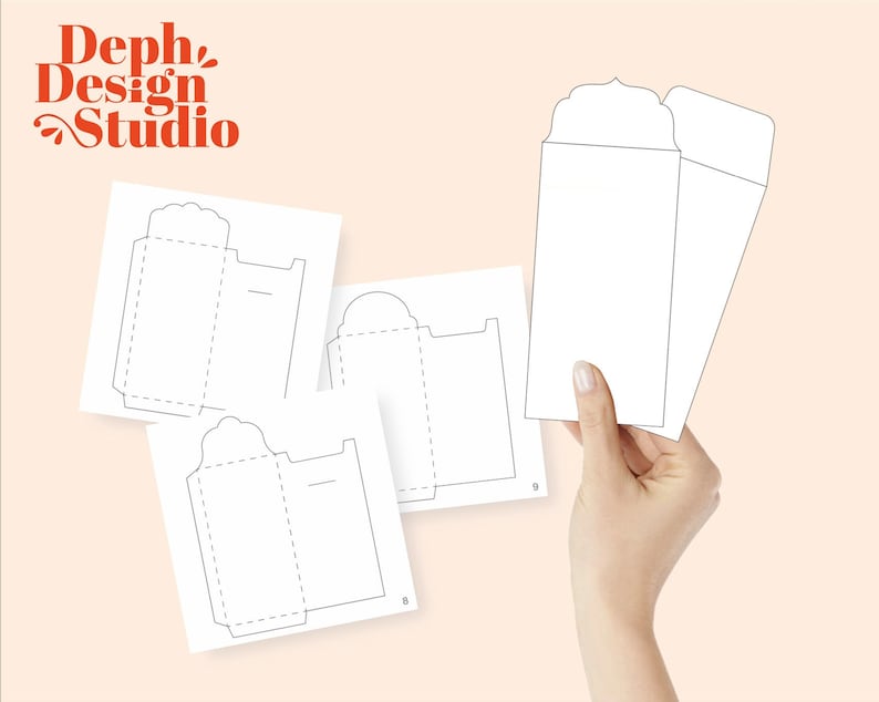 Envelope Template Bundle – Printable DIY Angpao (digital Download) - Etsy