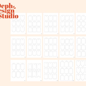 30 Hang Tag Template - Hang Tag Bundle - Printable Hang Tag - Etsy