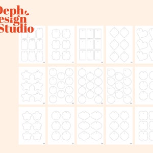 30 Hang Tag Template - Hang Tag Bundle - Printable Hang Tag - Etsy