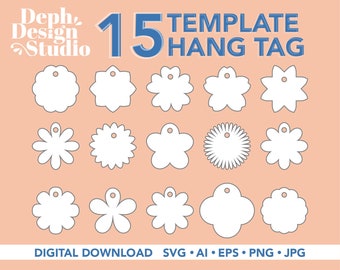 30 Hang Tag Template - Hang Tag Bundle - Printable Hang Tag - Etsy