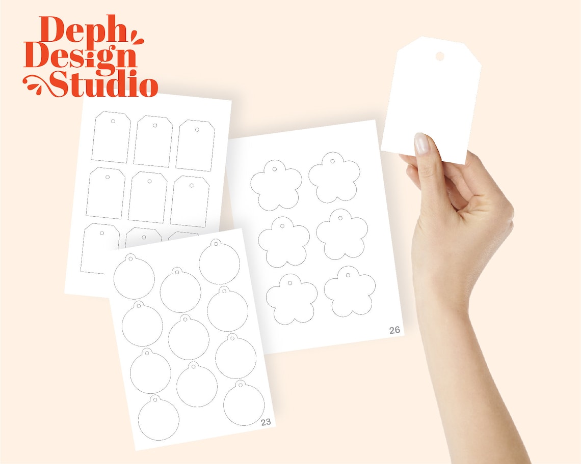 30 Hang Tag Template - Hang Tag Bundle - Printable Hang Tag - Etsy