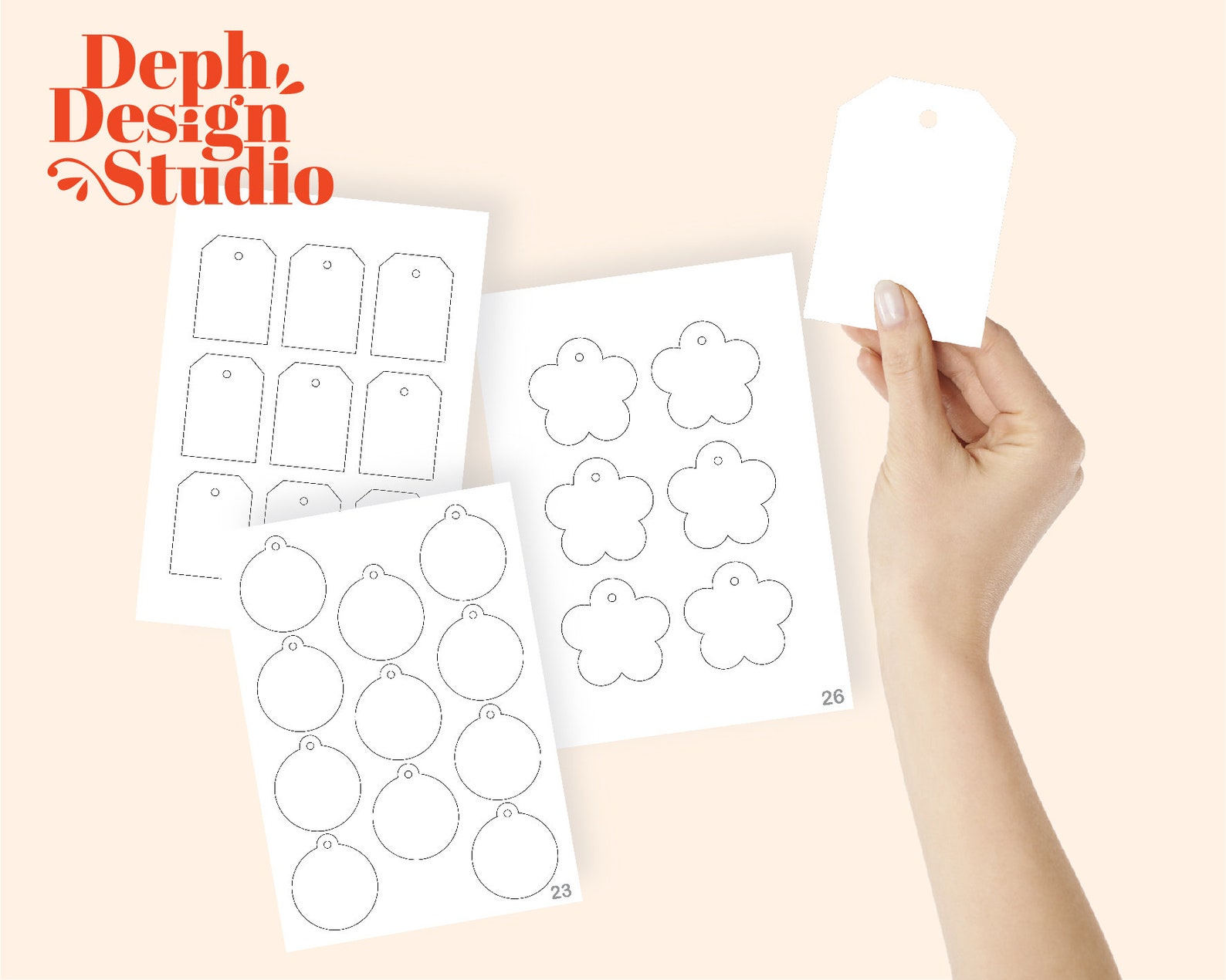 30 Hang Tag Template - Hang Tag Bundle - Printable Hang Tag - Etsy