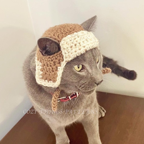 Aviator Cat Hat - Etsy