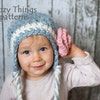 Crochet Pattern 028 Easy Crochet Fox Hat Pattern,crochet Fox Kids ...
