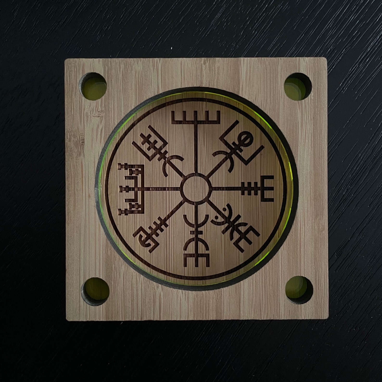 Pocket Top Spin Station for 75mm Lens With Laser Etched Detail - Etsy