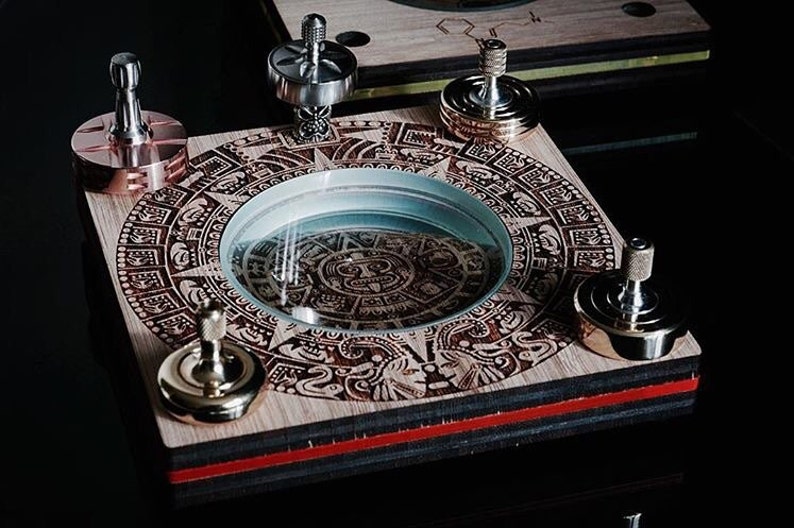 Custom Medium Sized Pocket Top Spin Station for 75mm Lens and Laser ...