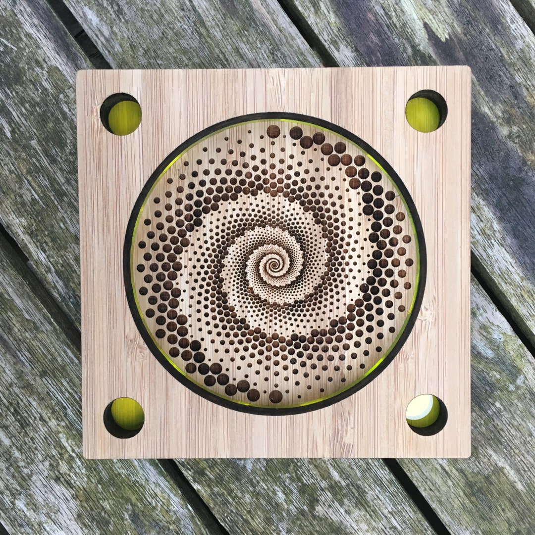 Pocket Top Spin Station for 75mm Lens With Laser Etched Detail - Etsy