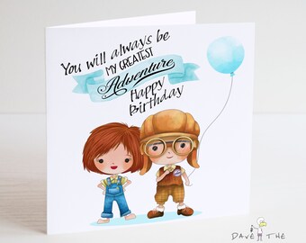 Pixar up Card | Etsy