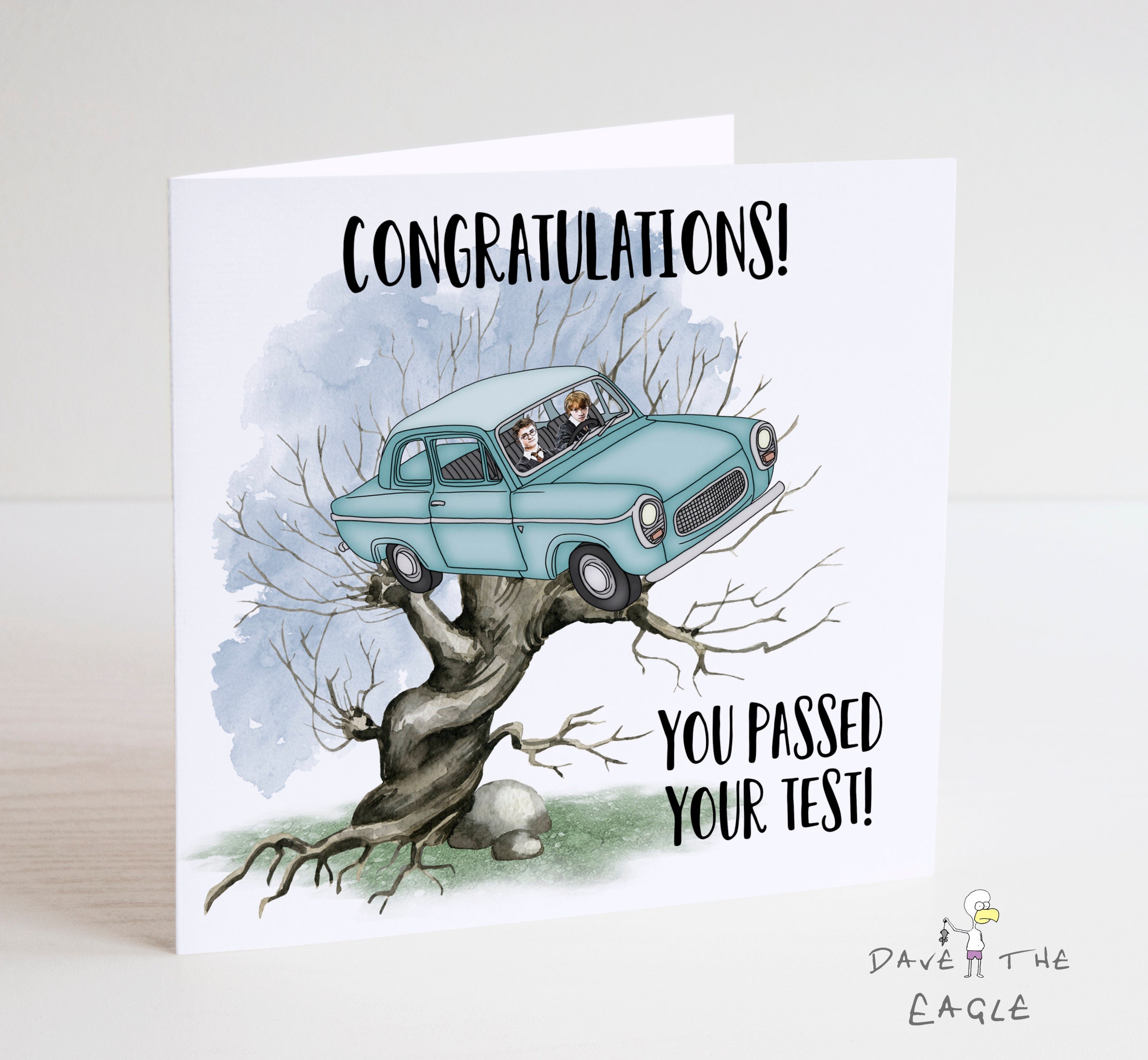 Driving Test Card Congratulations You Passed Learner - Etsy Ireland