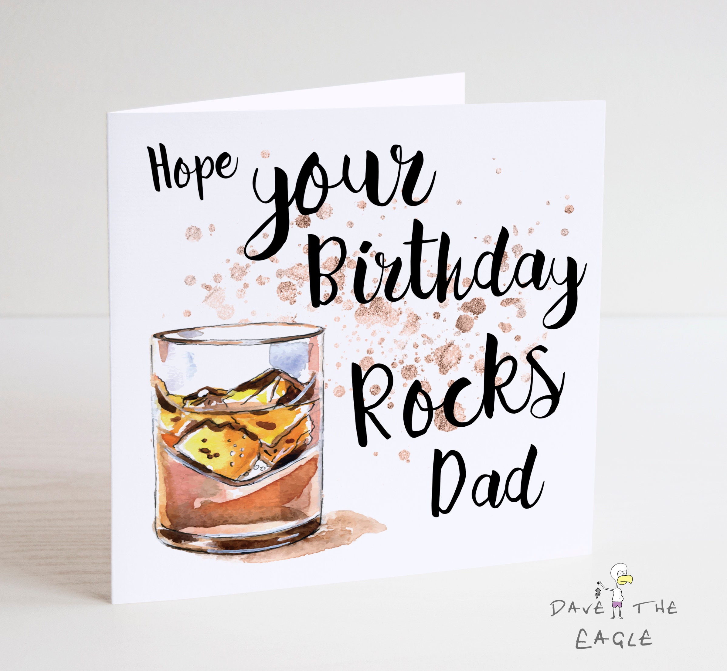 Whiskey Drinker Personalised Birthday Card Hope Your - Etsy UK