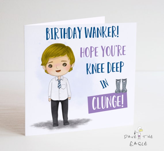 Inbetweeners Birthday Card Birthday Waner JAY | Etsy