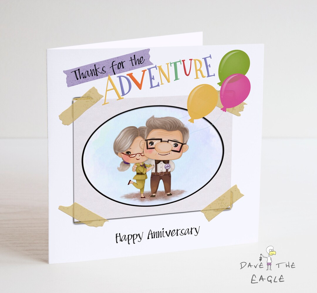 UP Greatest Adventure Anniversary Card Ellie & Carl - Etsy